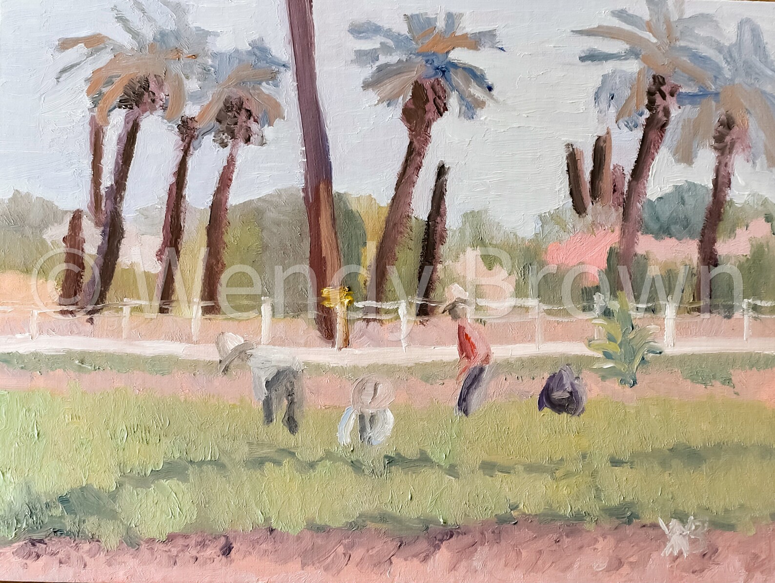 Printable Workers in the Field Oil Painting Print, Digital Download ...