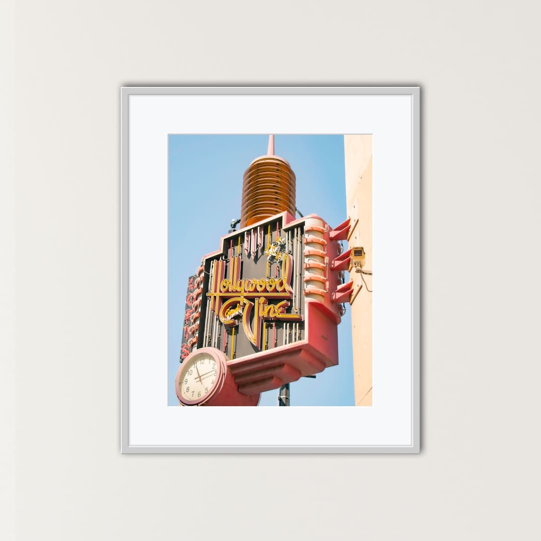 Hollywood & Vine Sign Digital Download Wall Decor Home - Etsy