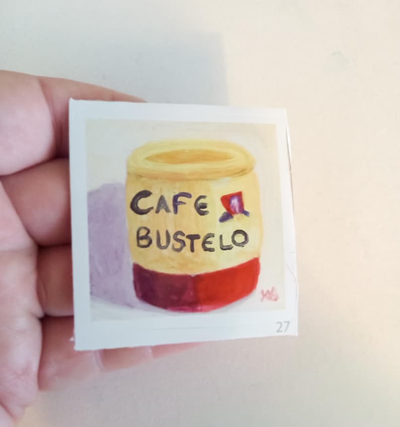 Cafe Bustelo Coffee Can Art Print Vinyl Stickers - Coffee Decor - Etsy ...