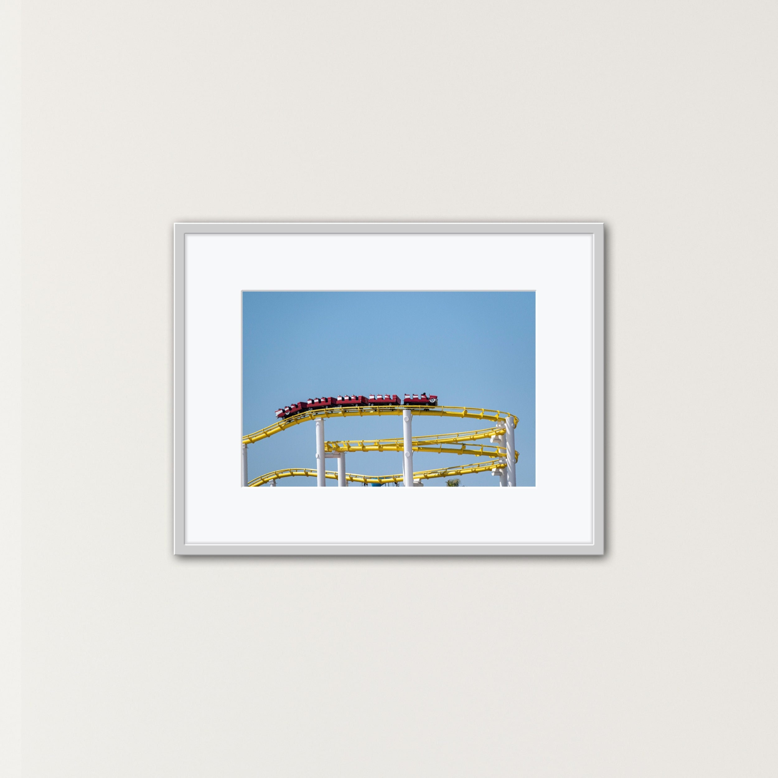 Printable Roller Coaster Color Photograph, Digital Download, Wall Decor ...