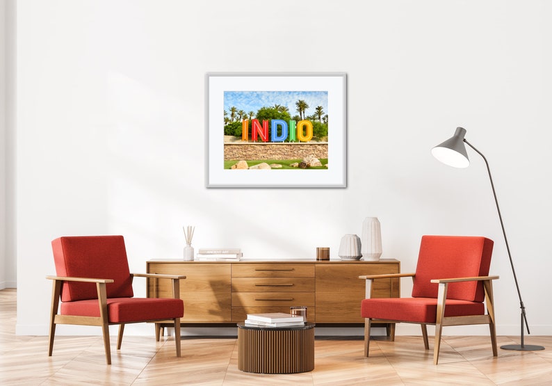 Indio Sign Color Photograph, Digital Download, Wall Art, Home Gallery ...
