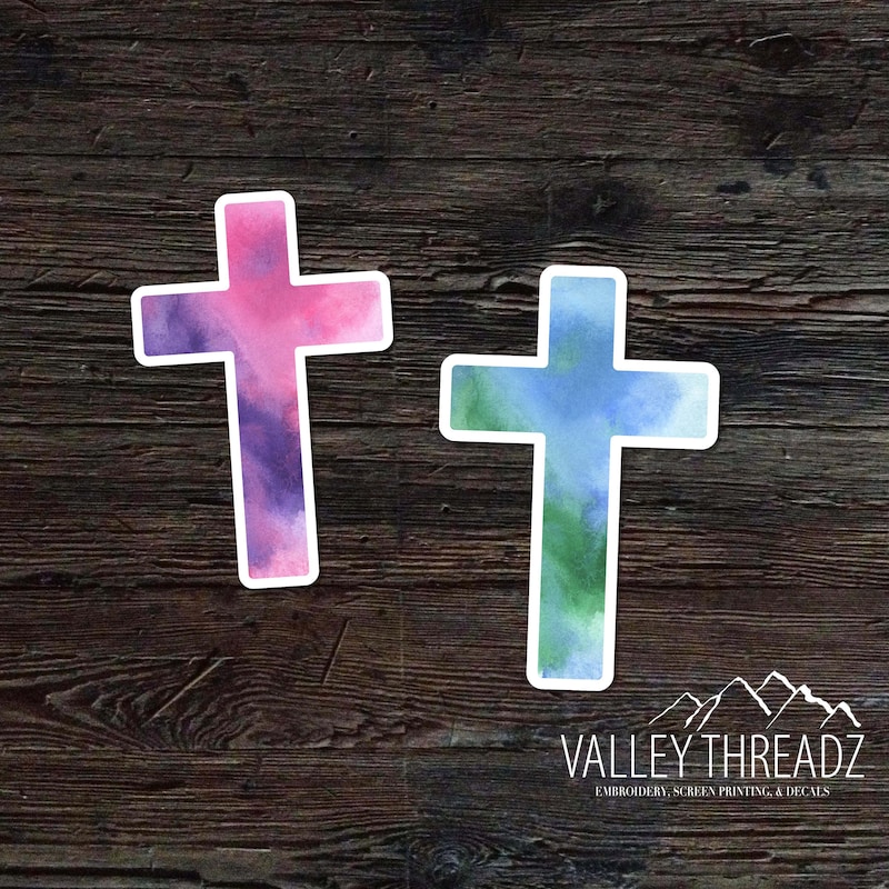 Cross Decal - Etsy