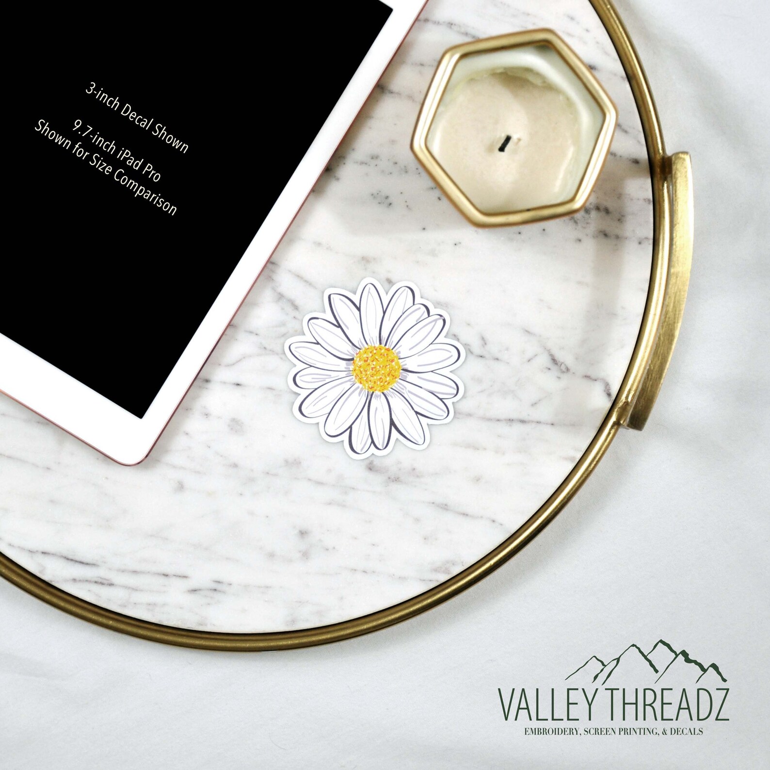 Daisy Decal - Daisy Vinyl Sticker - Daisy Sticker - Flower Sticker ...