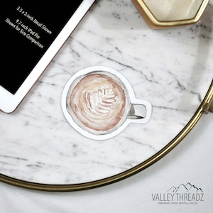 Latte Decal - Latte Vinyl Decal - Latte Sticker - Coffee - Car Window ...