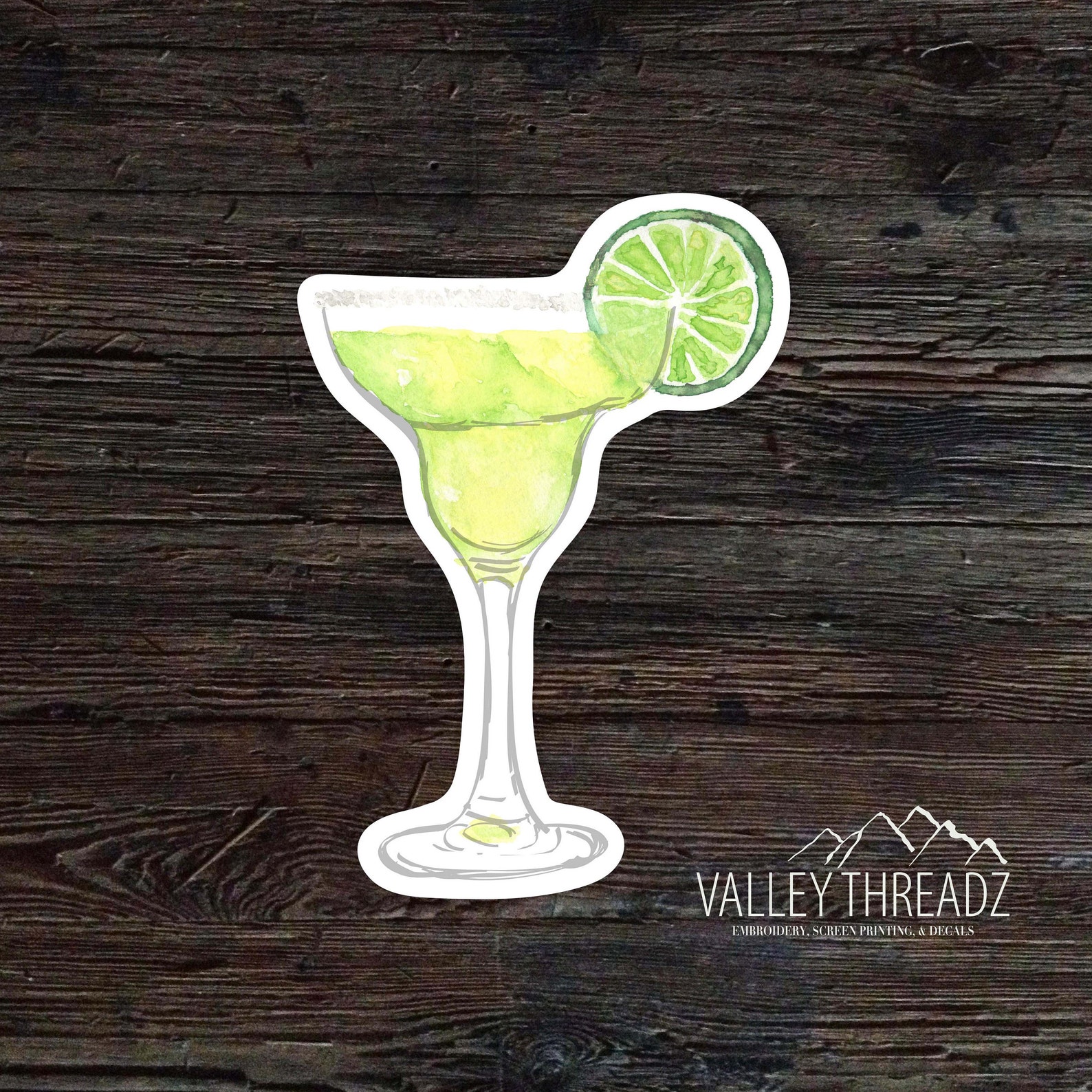 Margarita Decal Margarita Vinyl Sticker Marg Sticker | Etsy