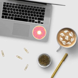 Donut Decal Donut Vinyl Sticker Doughnut Sticker Car - Etsy
