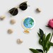 Globe Decal Globe Vinyl Sticker World Sticker Watercolor Globe Sticker ...