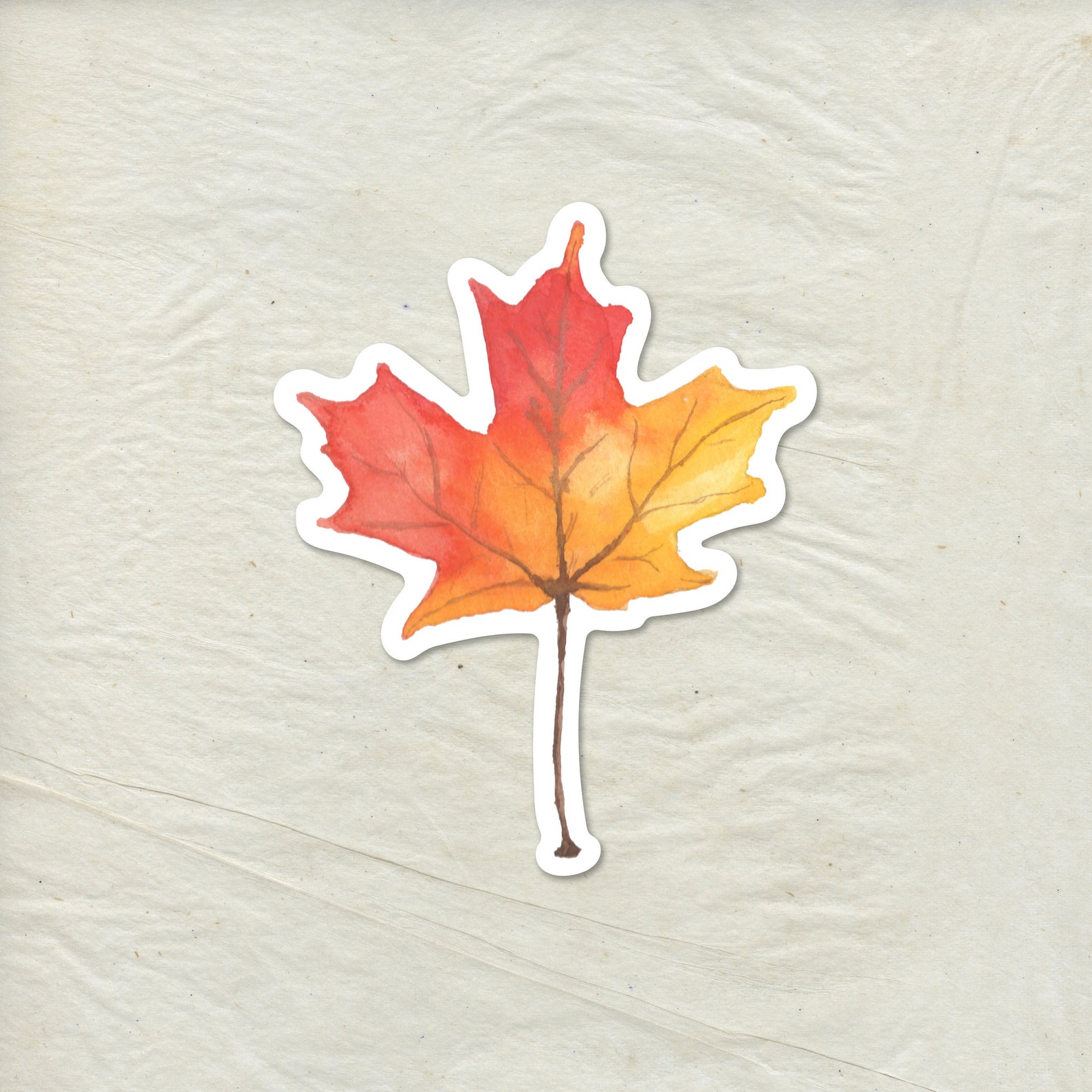 Fall Leaf Decal Fall Leaf Vinyl Decal Fall Leaf Sticker - Etsy