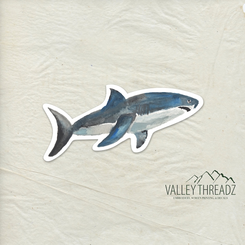 Shark Decal Shark Vinyl Sticker Vinyl Sticker Laptop - Etsy Nederland