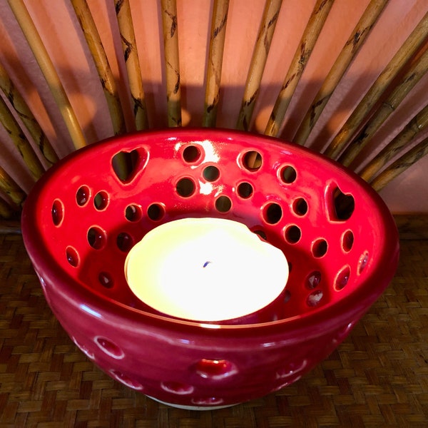 Ceramic Luminary - Etsy