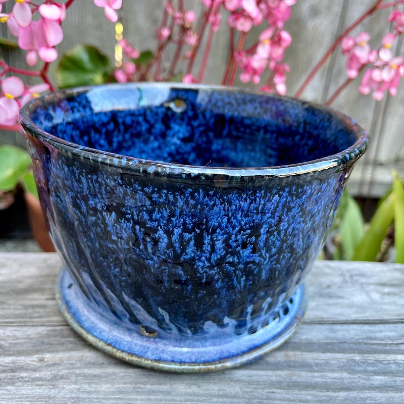 Cobalt Blue Planter - Etsy