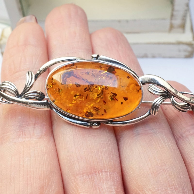 Amber Pin - Etsy