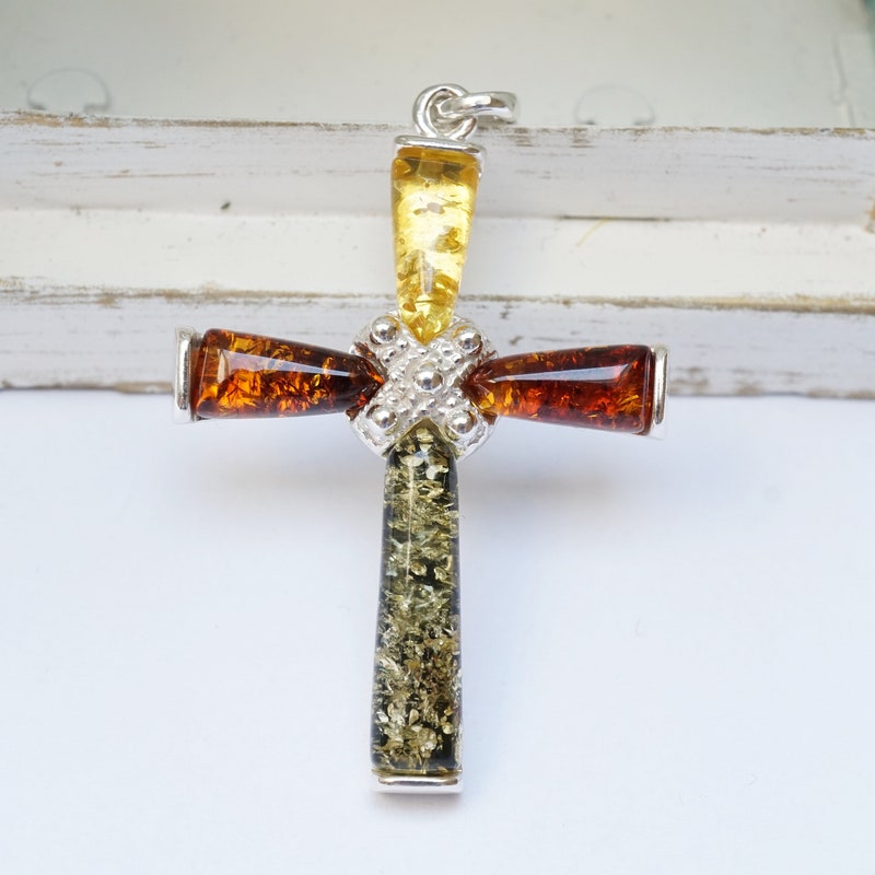 Gemstone Cross - Etsy