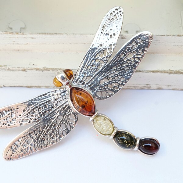 Dragonfly in Amber - Etsy