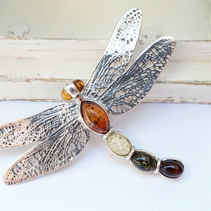 Dragonfly in Amber - Etsy