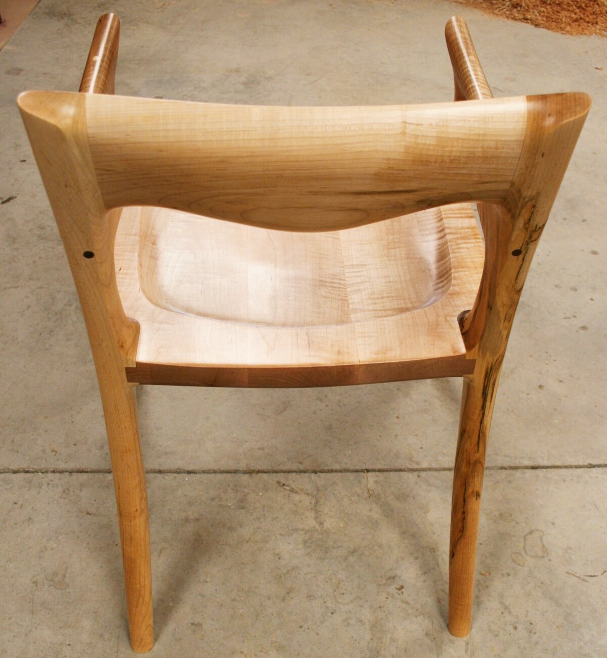 Sculpted Low Back Chair - Etsy
