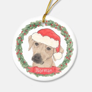 Personalized Rhodesian Ridgeback Christmas Ornament - Etsy