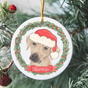 Personalized Rhodesian Ridgeback Christmas Ornament - Etsy