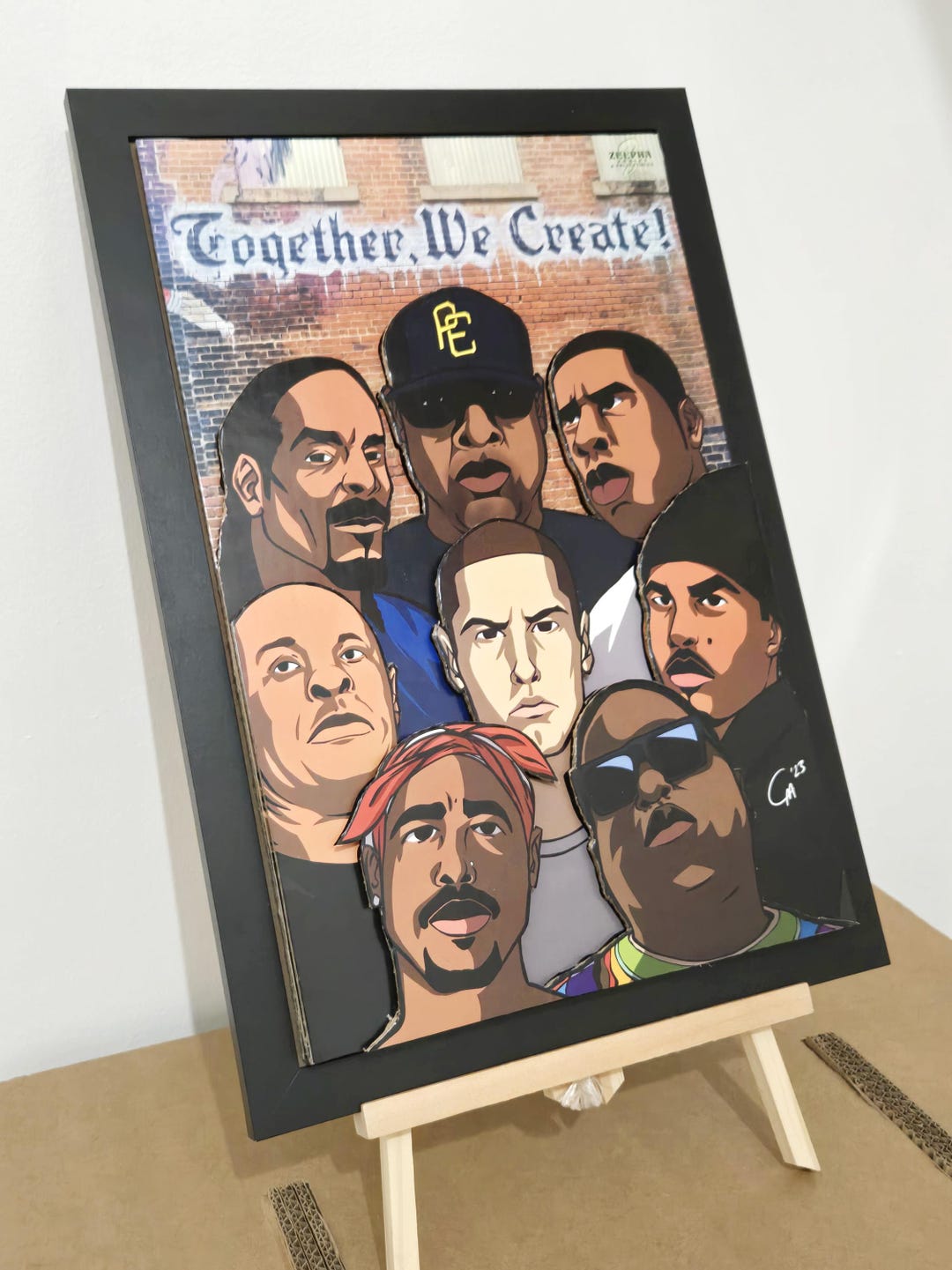 CELEBRATING HIP HOP Handmade 3D Collage Cardboard Poster - Etsy