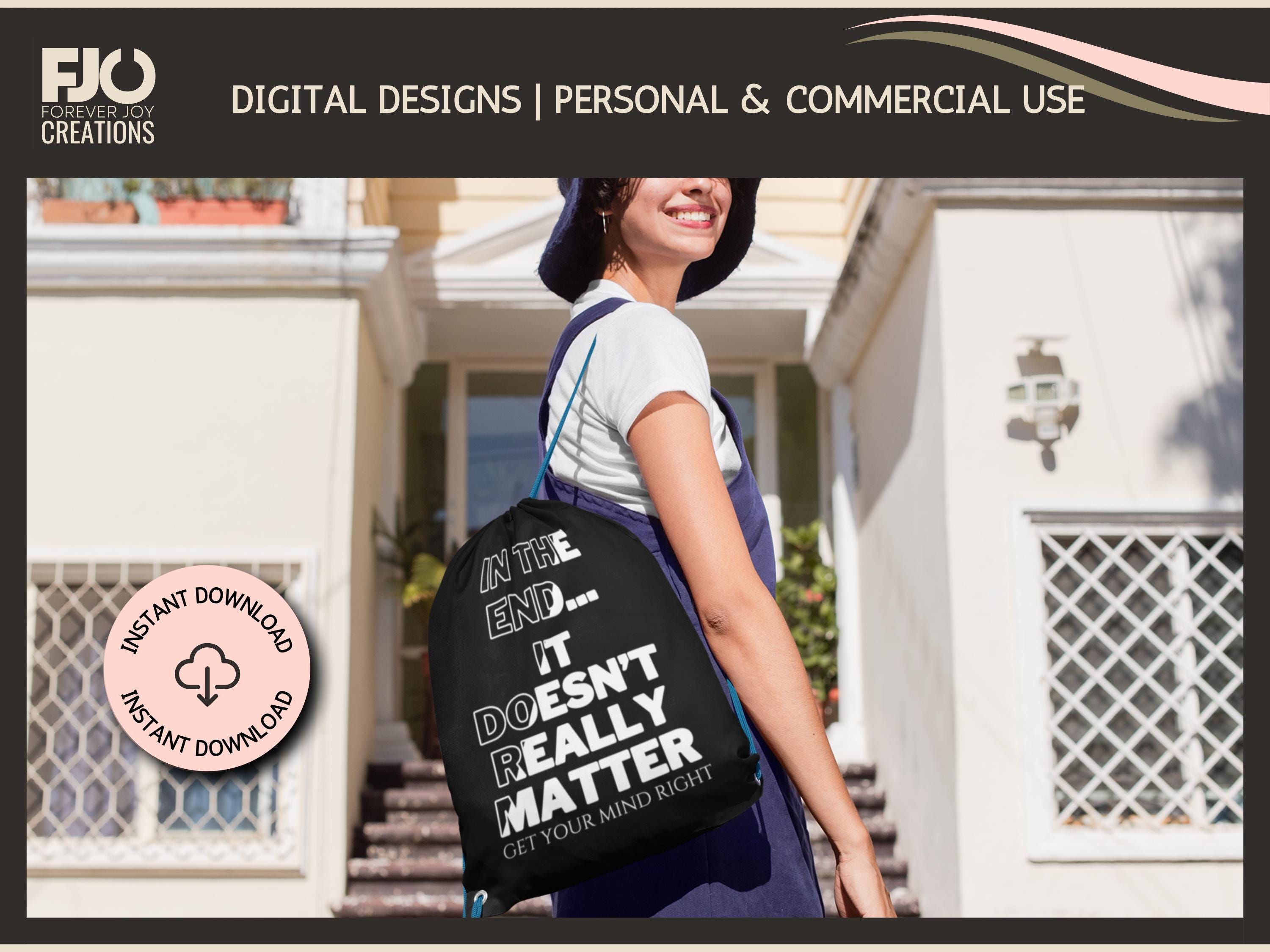 In the End It Doesnt Matter PNG Design Thoughtful Typography for ...