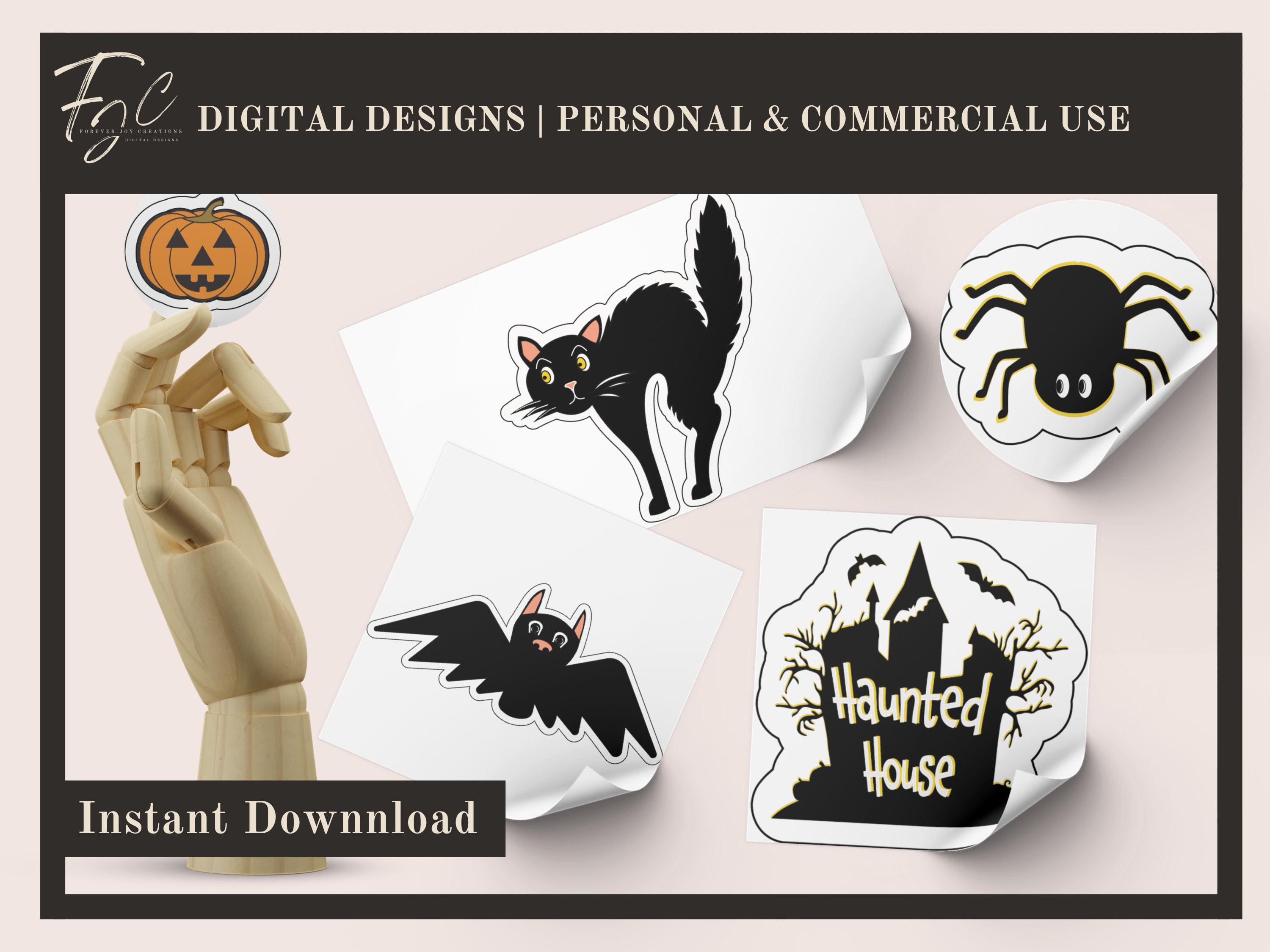 69 Fall Digital Sticker Bundle | PNG - SVG Files | Fall, Thanksgiving ...