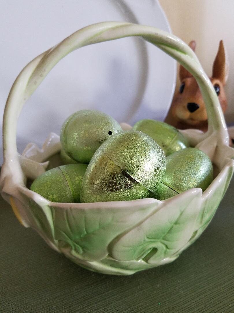 Rare 1982 Fitz and Floyd Calla Lily Basket - Etsy