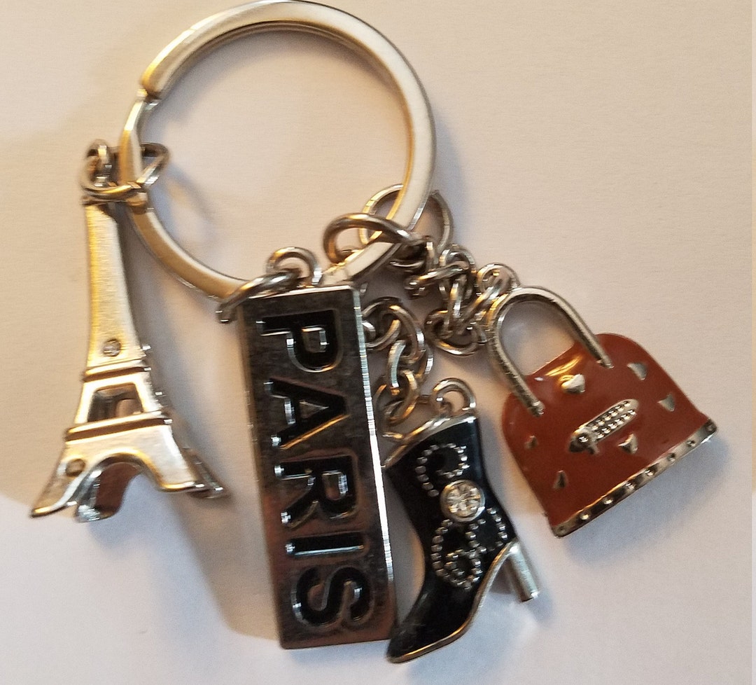 From Paris With Love Key Ring - Etsy