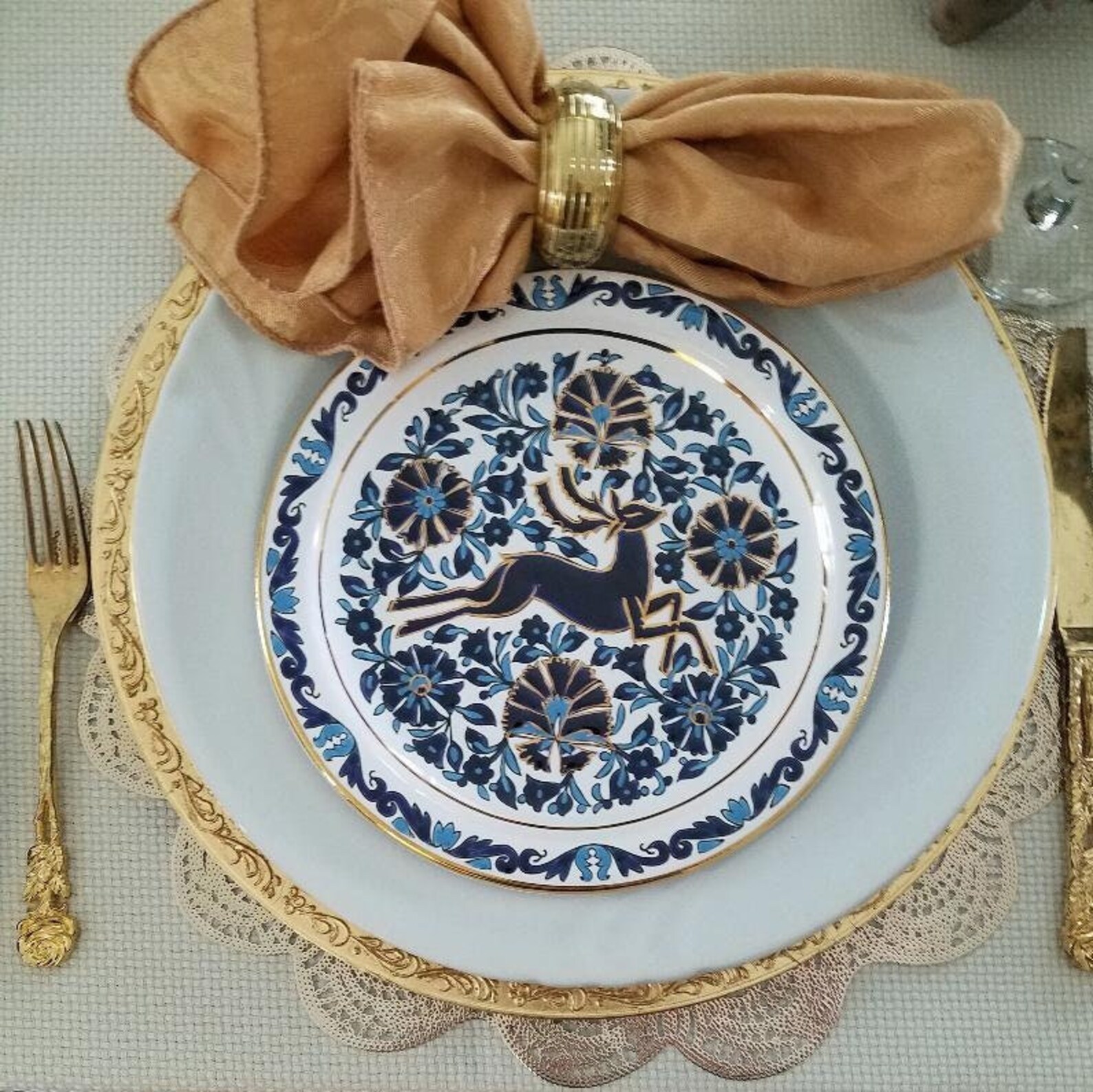 Rare 24 Karat Gold Greek Plates - Etsy