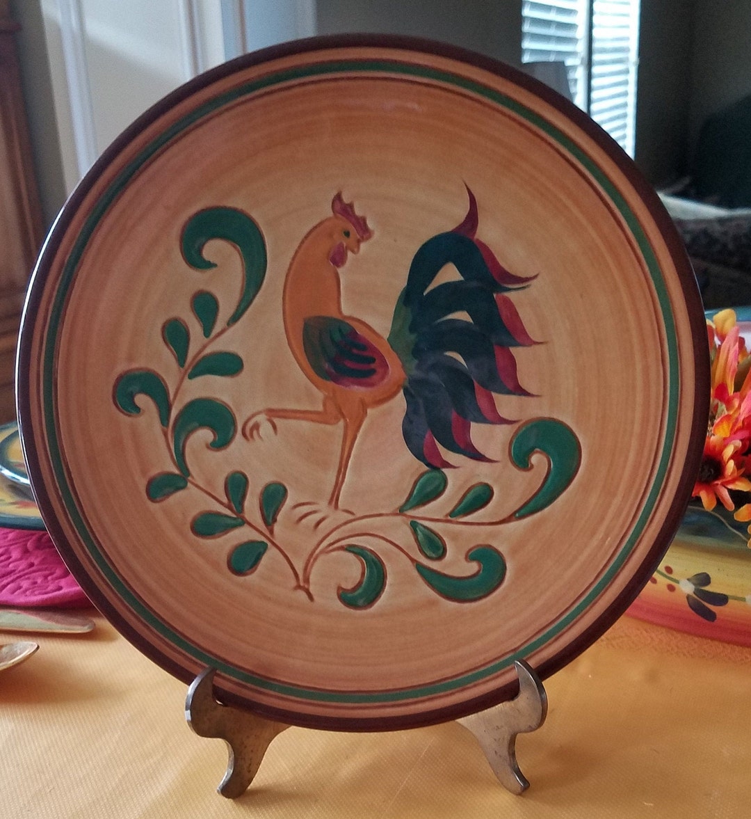 Vintage Pennsbury Rooster Plate - Etsy