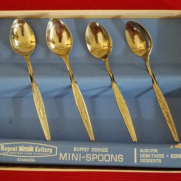 Demitasse Spoons Set - Etsy