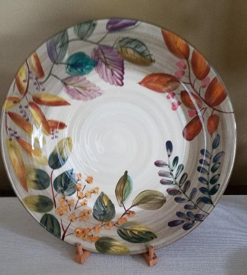 Shadow Wood Earthenware Plates - Etsy