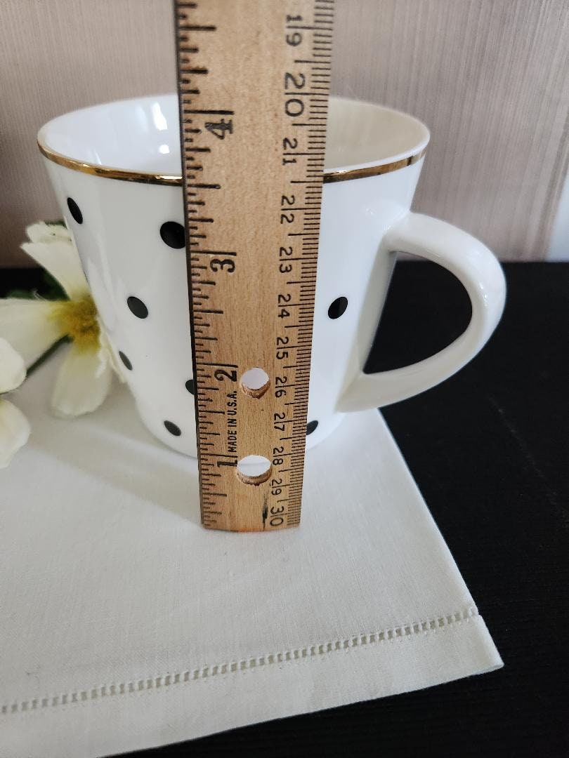 Polka Dot Tea or Coffee Cup - Etsy