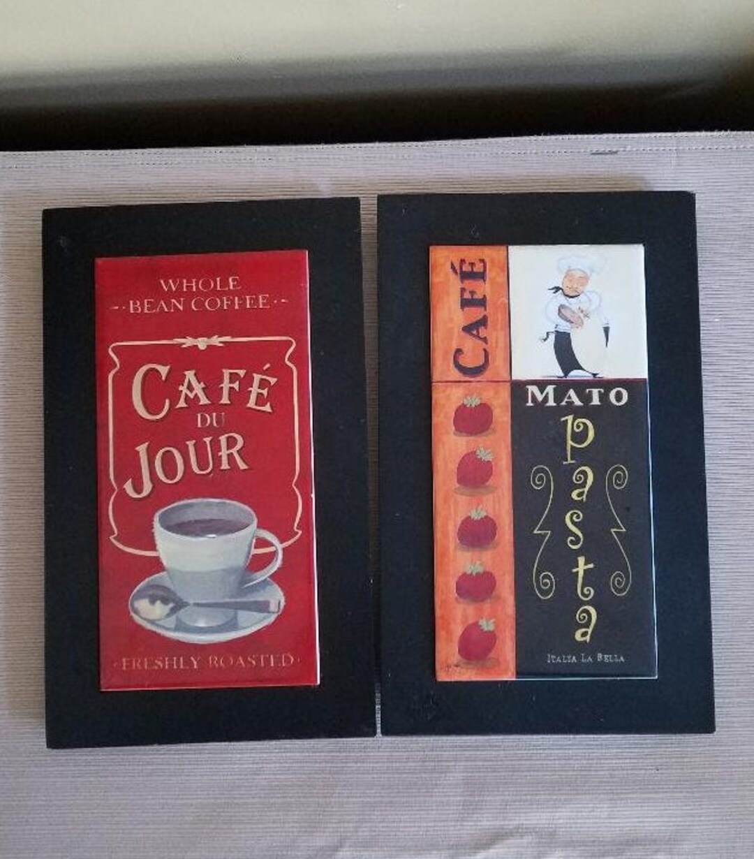 Hand Painted and Framed Tile Trivets - Etsy