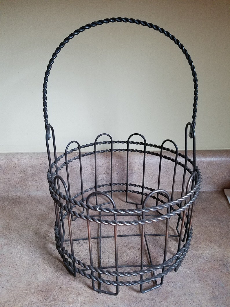 Versatile Hinged-handle Wire Basket - Etsy
