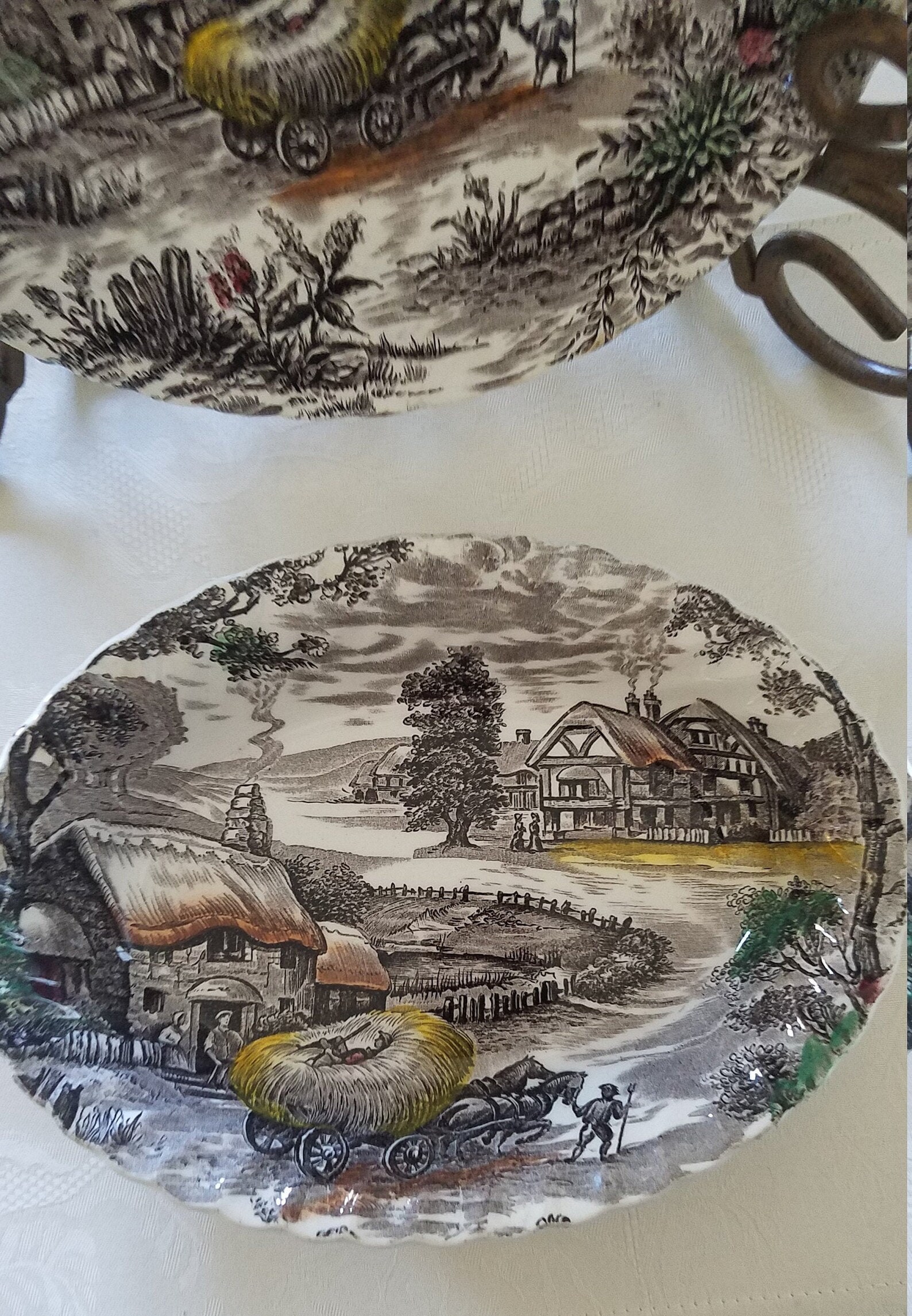 Yorkshire Hay Farm Salad Plates - Etsy