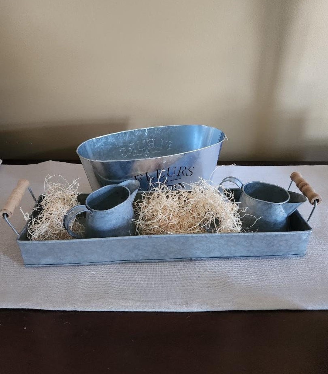 Galvanized Tin Decor - Etsy