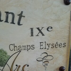 French Restaurant Sign - Etsy