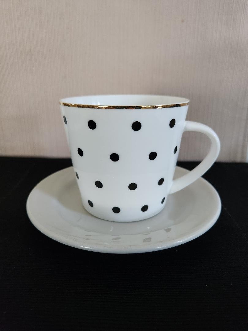 Polka Dot Tea or Coffee Cup - Etsy