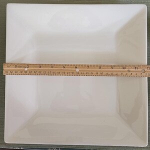 Extra Large Ultra White Square Plates - Etsy