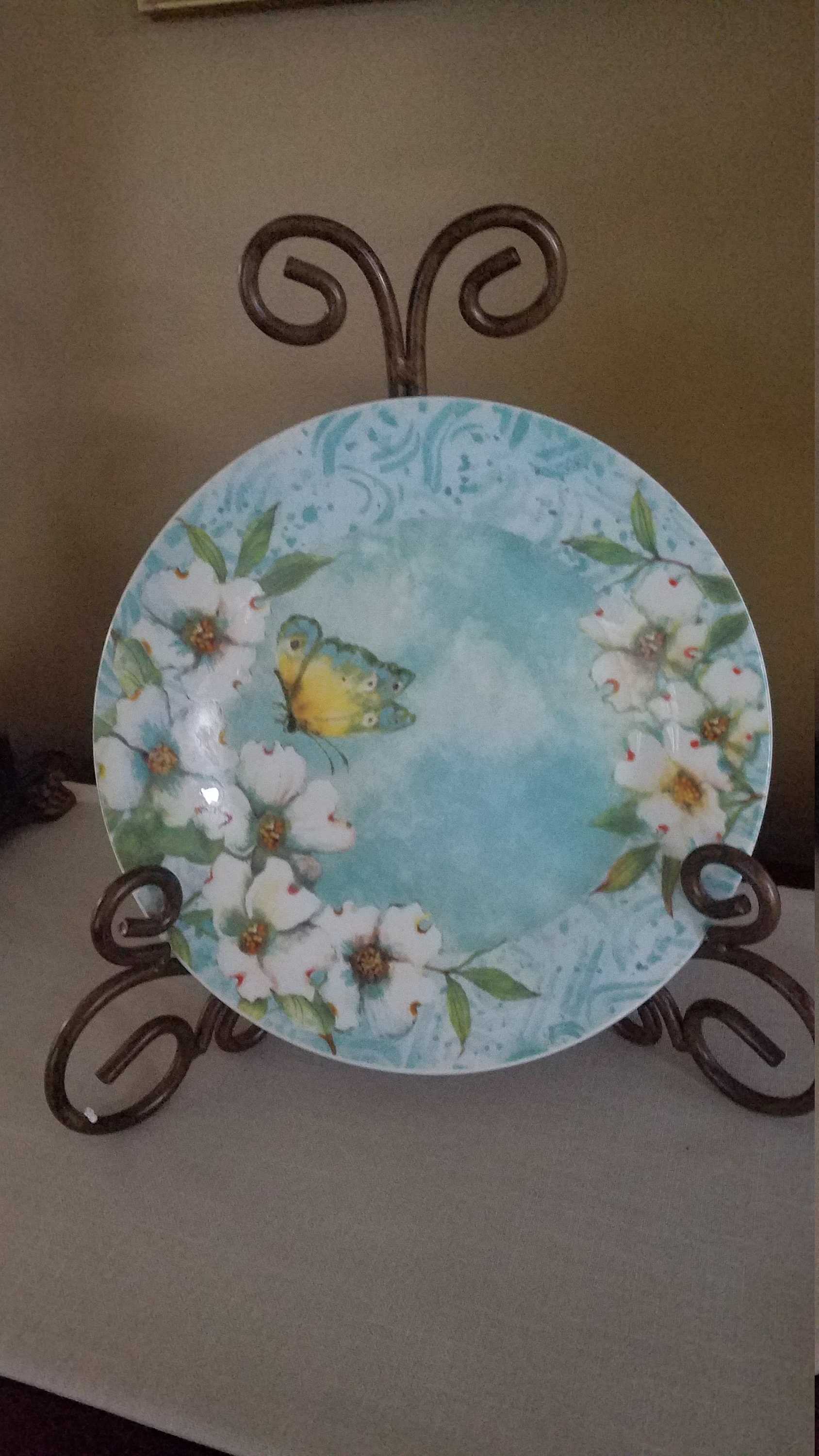 Susan Winget Spring Social Plate - Etsy