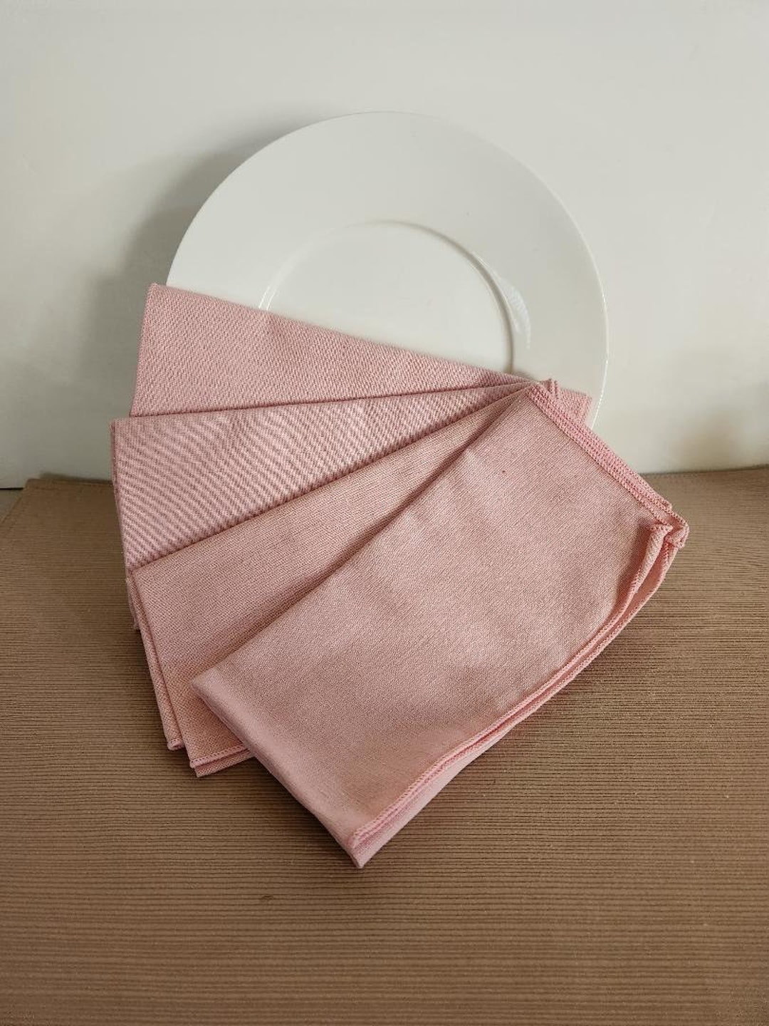 Spring Pink Dinner Napkins - Etsy