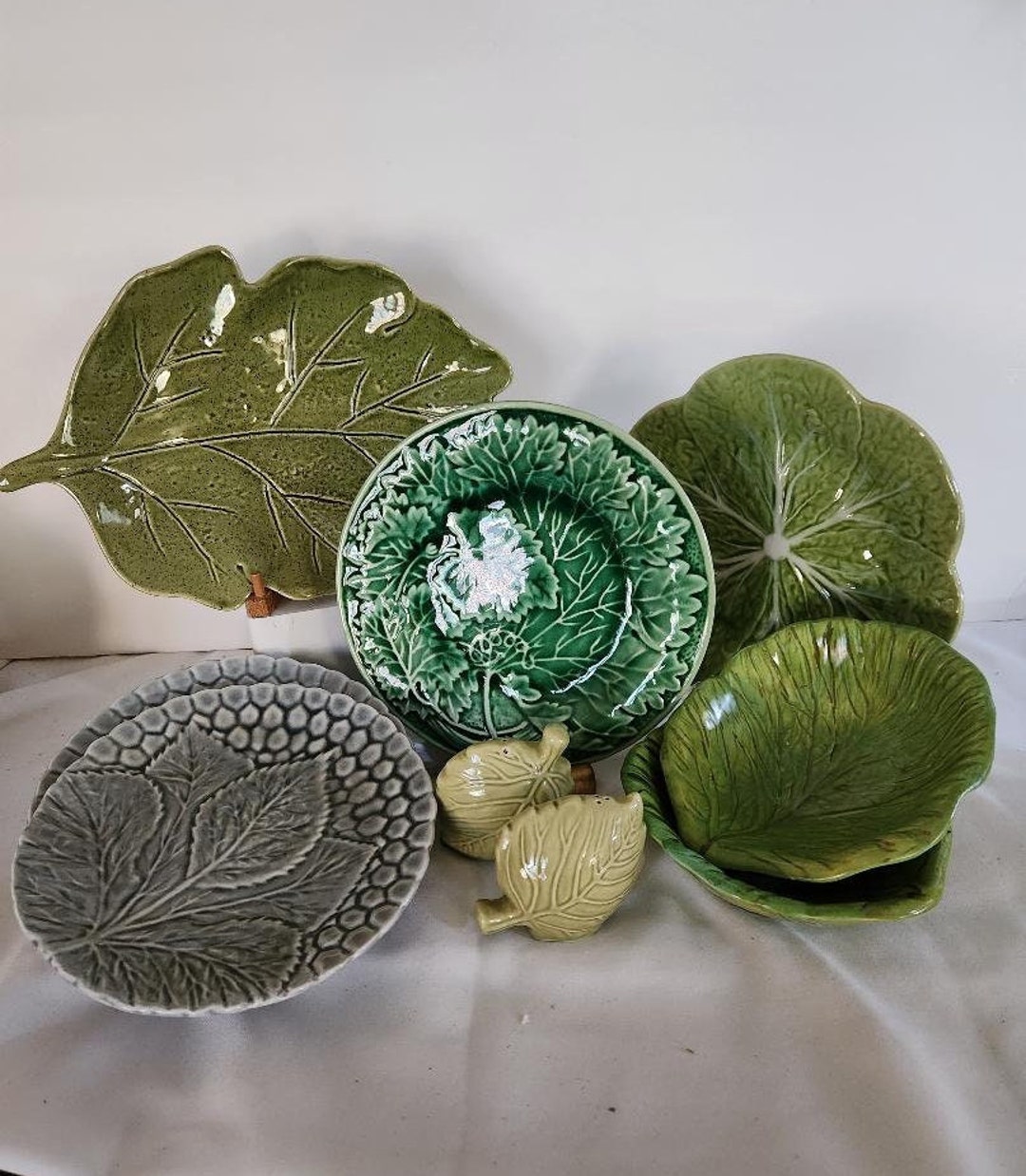 Cabbage and Leaf Dishware - Etsy