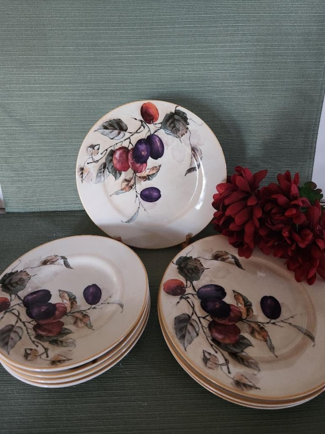 Gibson Changing Seasons Plates - Etsy