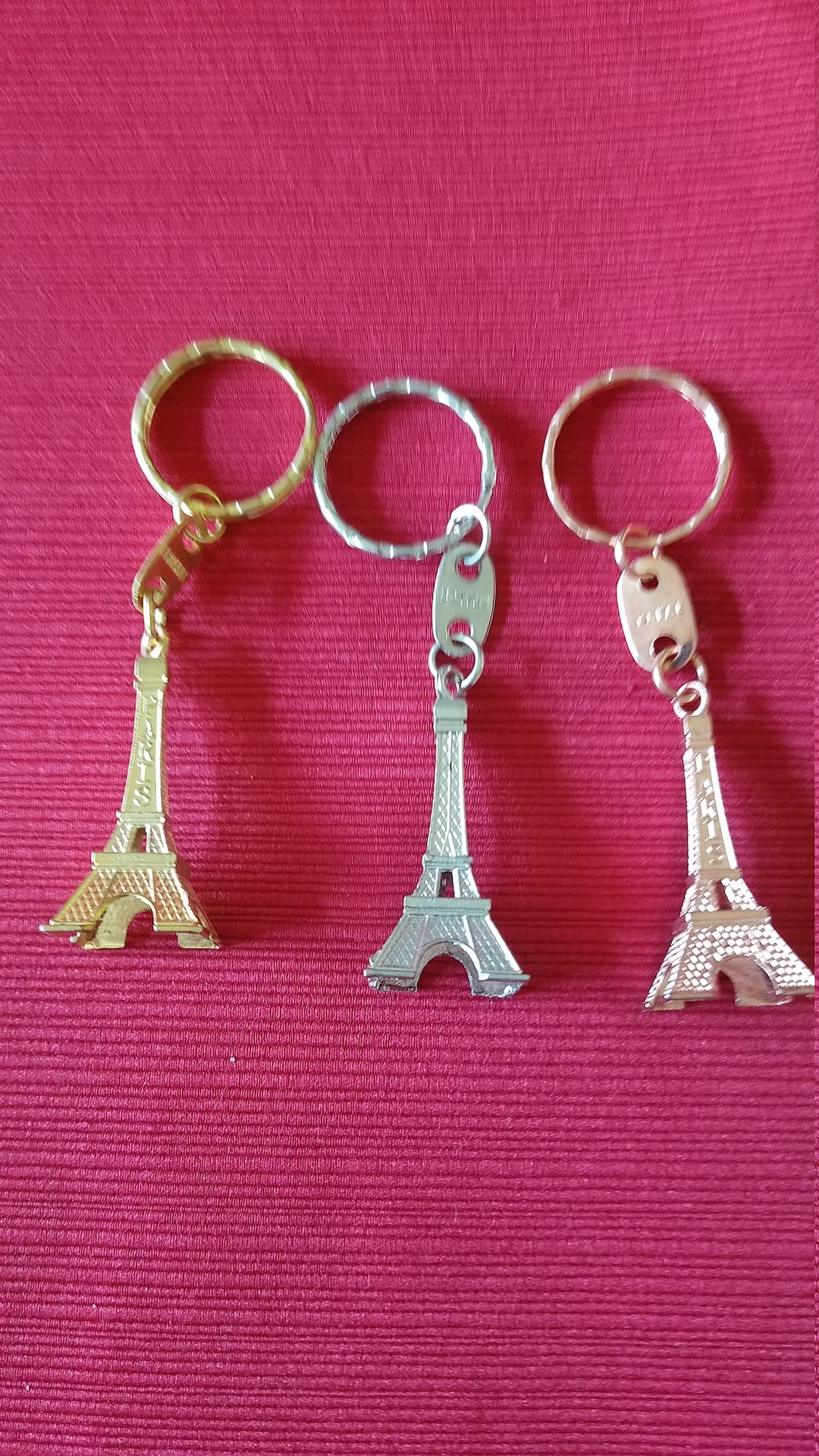 Eiffel Tower Key Rings - Etsy