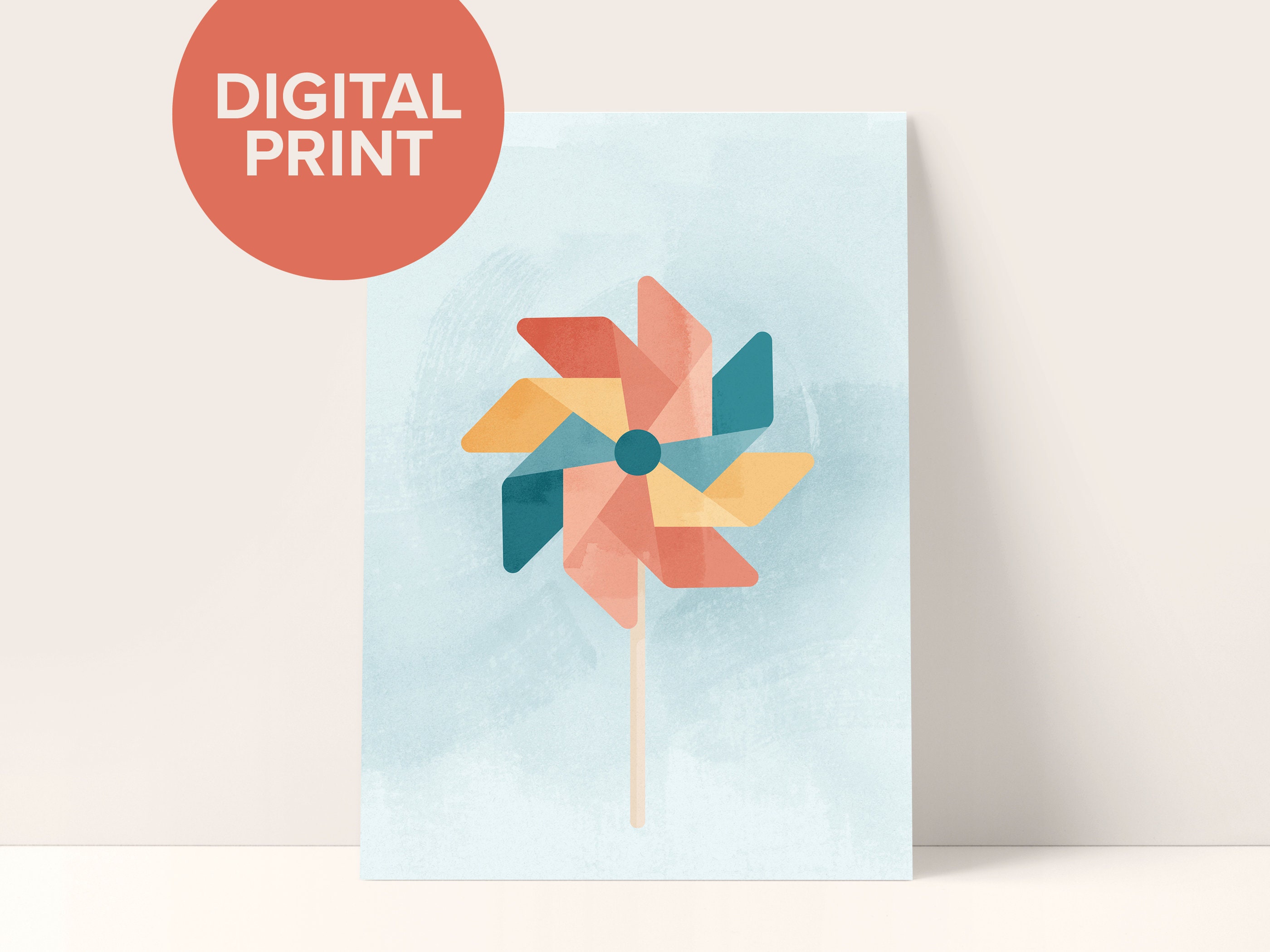 Spinning Pinwheel Art Print | Travel Wall Art | Adventure Inspiration ...