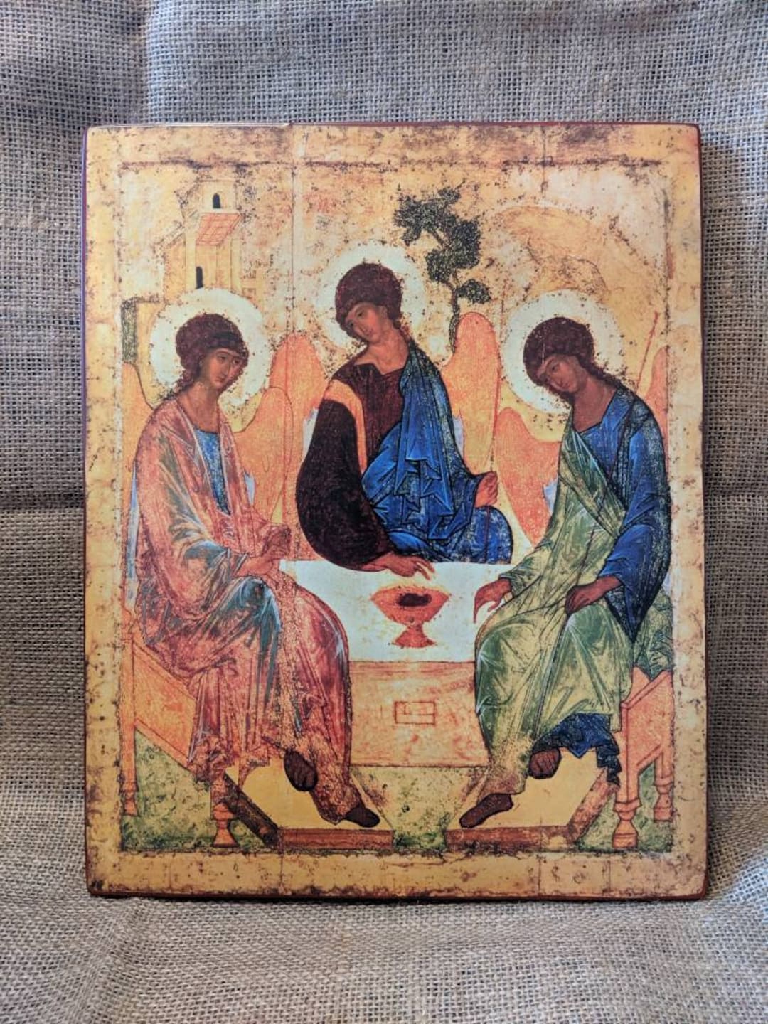 Holy Trinity / Hospitality of Abraham by St Andrei Rublev ...