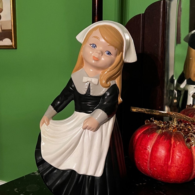 Pilgrim Figurine - Etsy