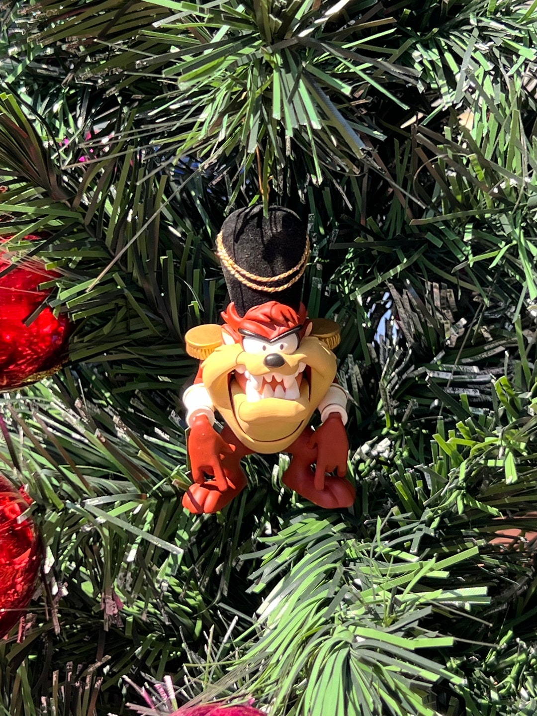 Vintage Hallmark TAZ as the Nutcracker Christmas Ornament Looney Tunes ...