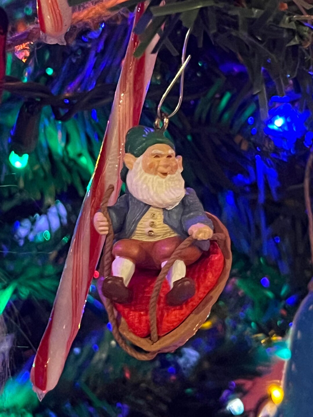 Hallmark Keepsake Ornament Walnut Shell Rider Elf Riding Walnut Shell ...