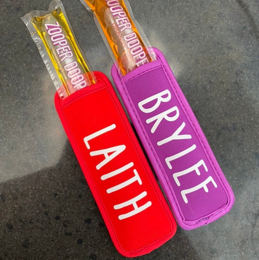 Icy Pole Holder / Zooper Dooper Cover / Ice Block / Neoprene - Etsy ...